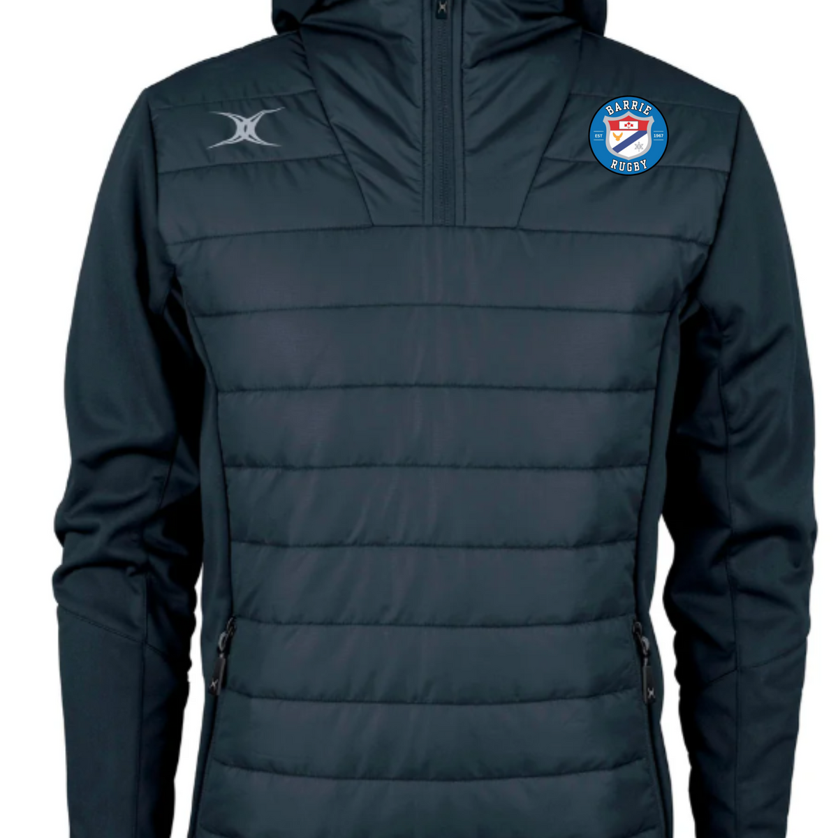 Barrie RFC - Pro Active Jacket 1/4 zip – Gilbert Rugby Canada
